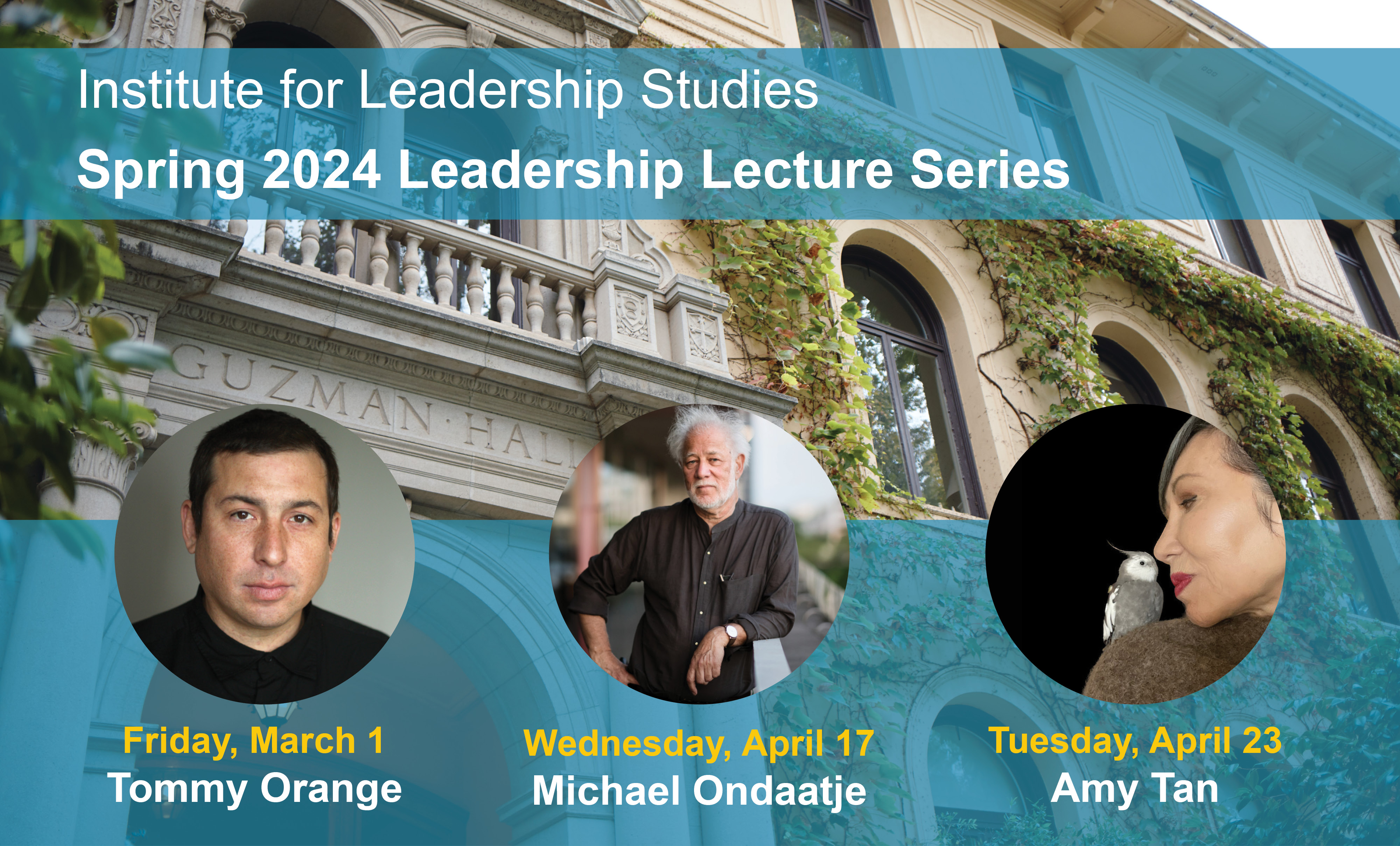 Spring Leadership Lecture Series Features Tommy Orange, Michael ...